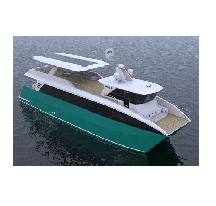 Grandsea-barco catamarán de aluminio, 24m, gran barco de pasajeros a la ...