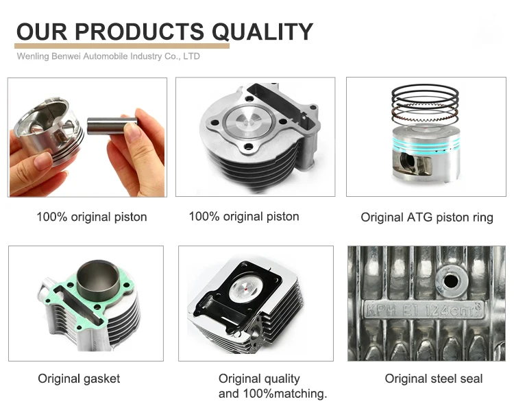 WAVE125/XRM125/KPH Cylinder 125cc 52.4mm 57mm Hot Selling Motorcycle ...