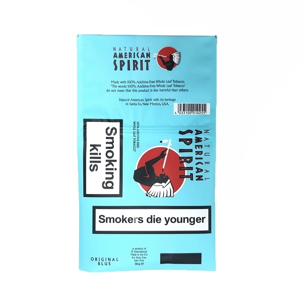 Custom Zipper Tobacco Pouches - Recyclable Plastic 30g & 50g Bags for ...
