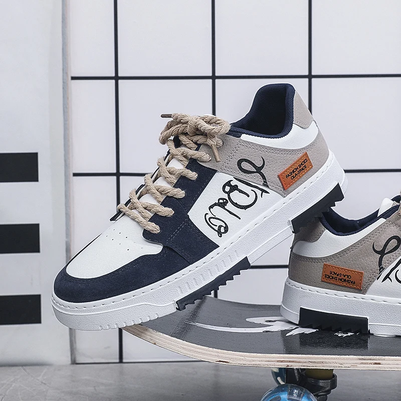 Custom Graffiti Skateboard Shoes Anti-slip Soles Youth's Favorite Style ...