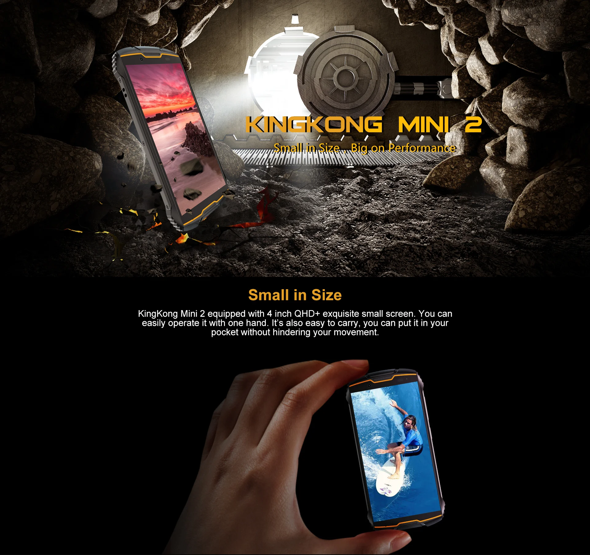 Smallest 4g Mini Rugged Smartphone Android 10.0 Pie 4 Inch Qhd Display ...