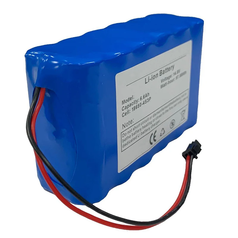 Customized Lithium Battery Pack - 14.8V 6600mah ICR18650-4S3P