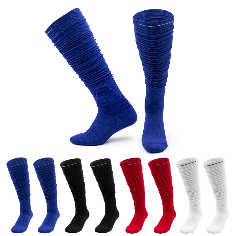 Foshan Manufacture Custom Knee High Long Scrunch Football Soccer Rugby ...