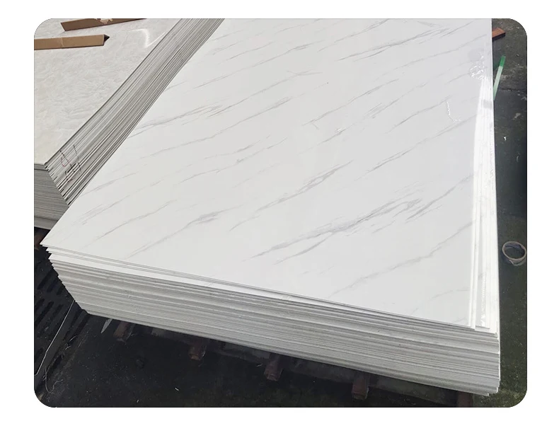 Glossy Pvc Marble Sheet Wall Panel Uv Board Spc Pvc Wall Interlocking ...
