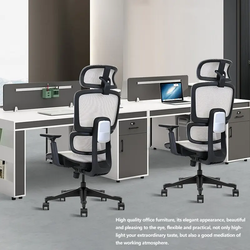 Modern High Quality Mesh Office Chair Adjustable Headrest Luxury ...