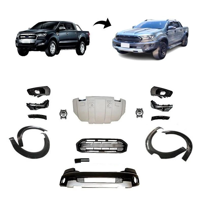 Black Complete Car Full Sets for Ford Ranger T7 2012-2015 Body Kit ...