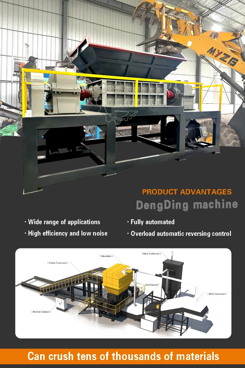 Textile Fabric Cloth Clothing Rag Shredder Crusher Machine Recycling ...