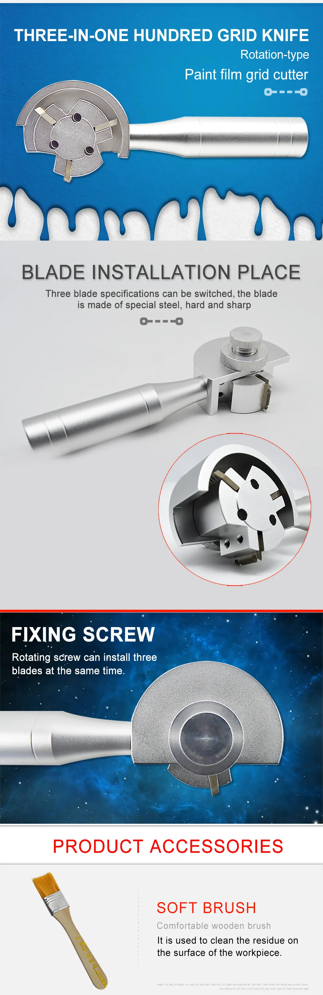 3Q Professional Cross Hatch Adhesion Testing Cross-Cut Paint Adhesion ...