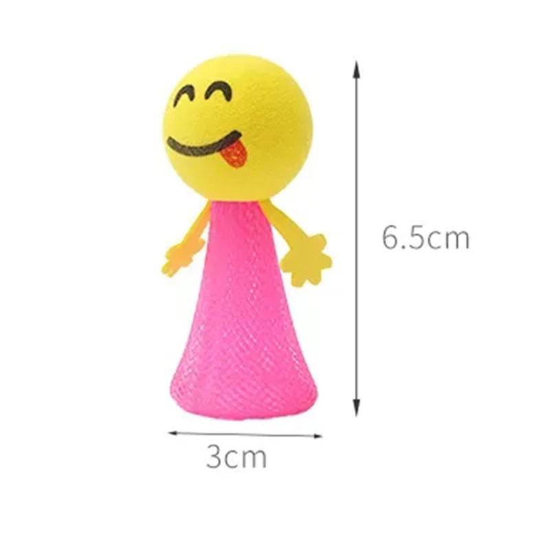 Mini Bouncing Doll Spring Toy for Kids’ Birthday Party Favor