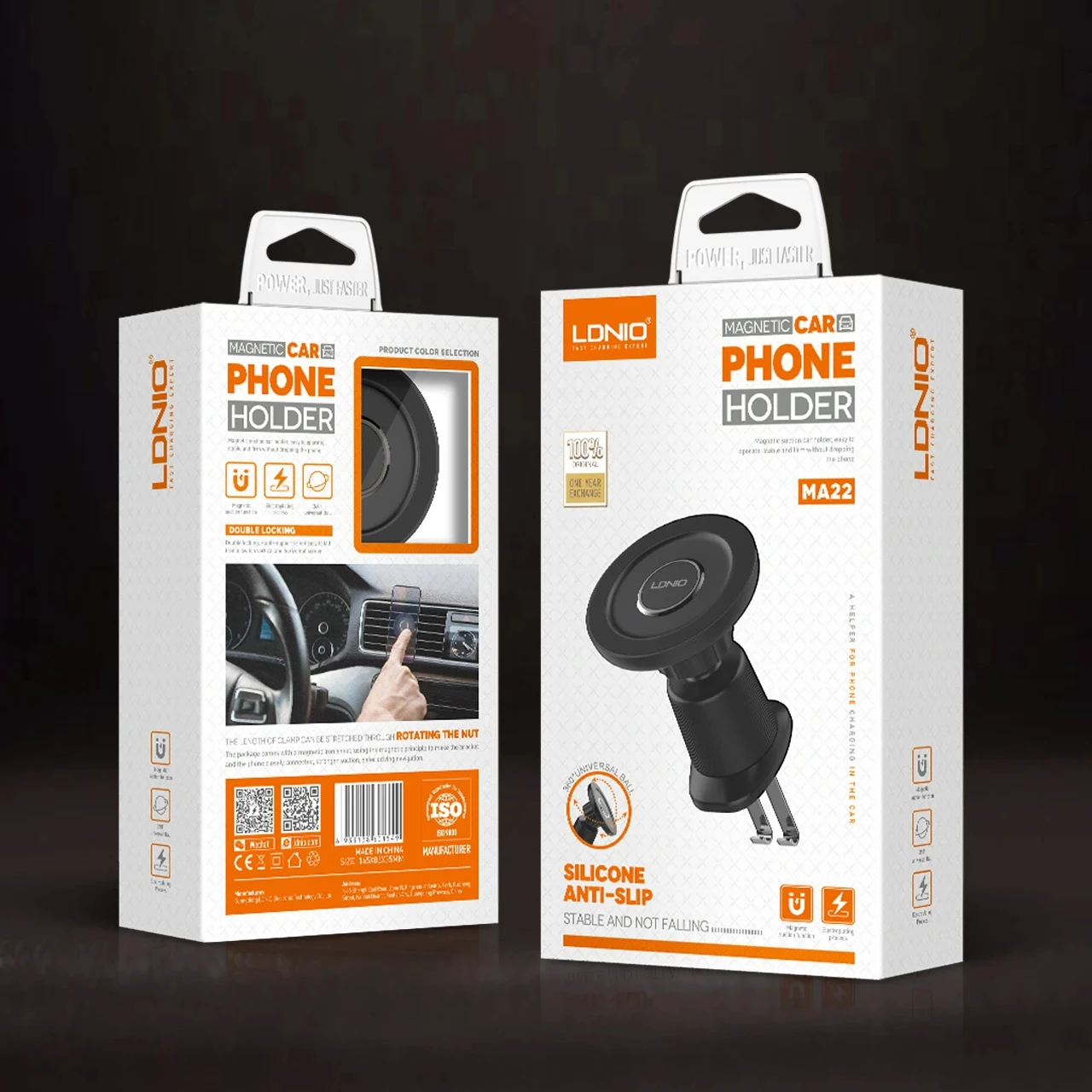 LDNIO MA22 Universal Magnetic Air Vent Car Cell Phone Holder cellphone ...