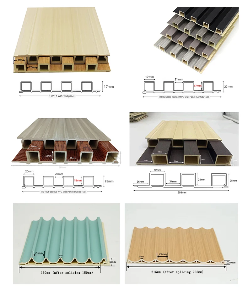 Seamless Textured Headboard Paneling - WPC Wall Panels