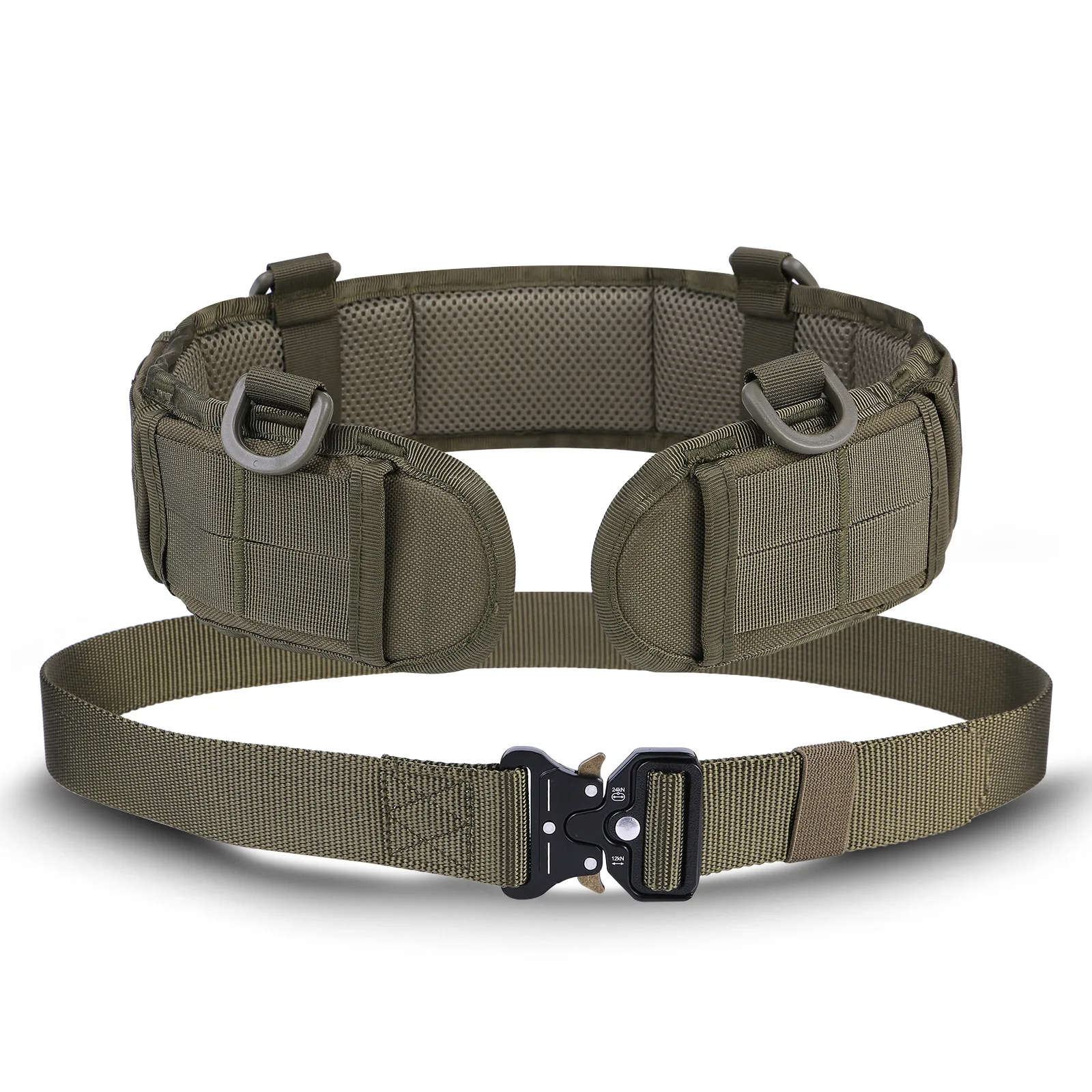 Tactical Sports Belt Men Molle Battle Belt Combat Outdoor CS Paintball ...