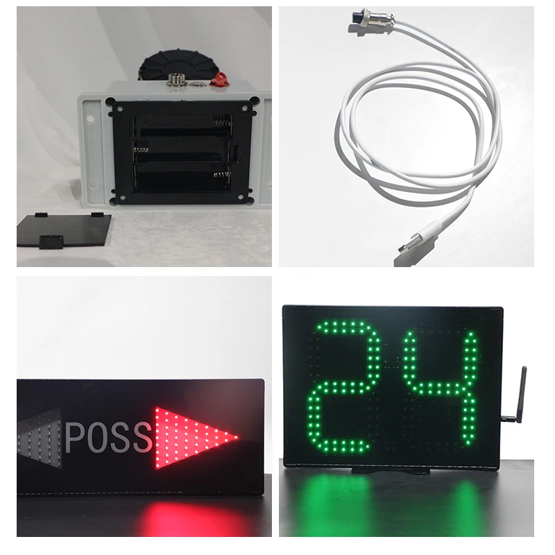 Digital Battery Powered Scoreboard & 24s Shot Clock for Basketball OLED