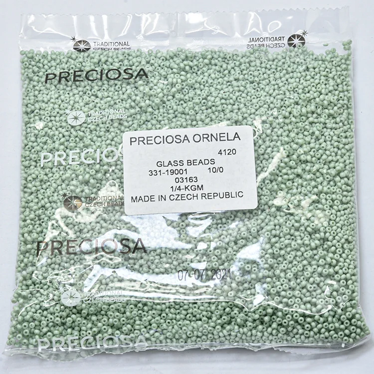 Top Quality Beading Material 10/0 Opaque Color Preciosa Seed Beads 250g ...