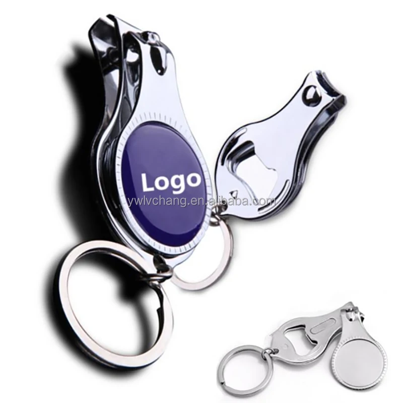Stainless Steel Nail Clipper Key Chains 3 in 1 - LVCHANG