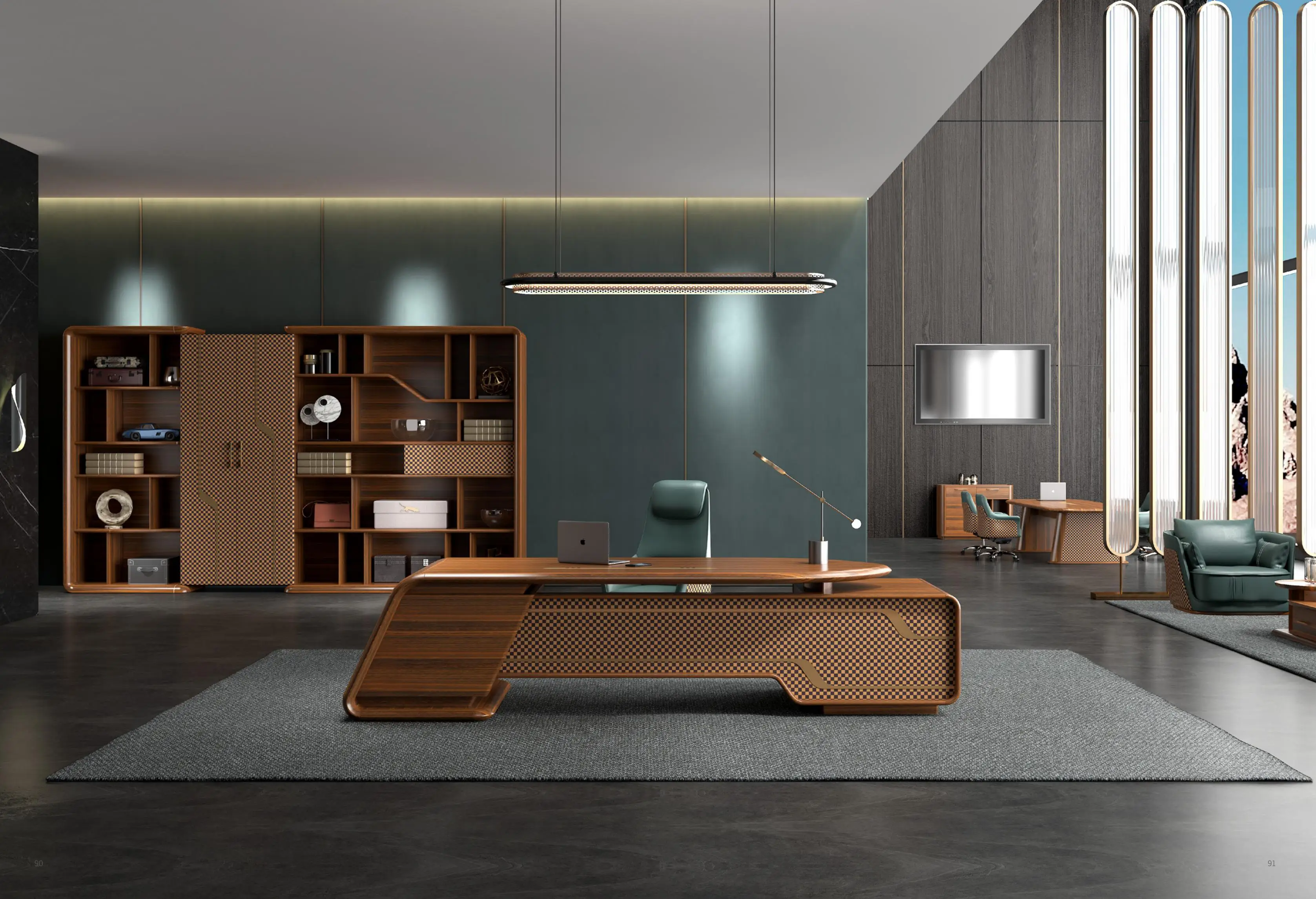 Hot-selling Modern Unique Design High Quality Office Desk Luxury Modern ...