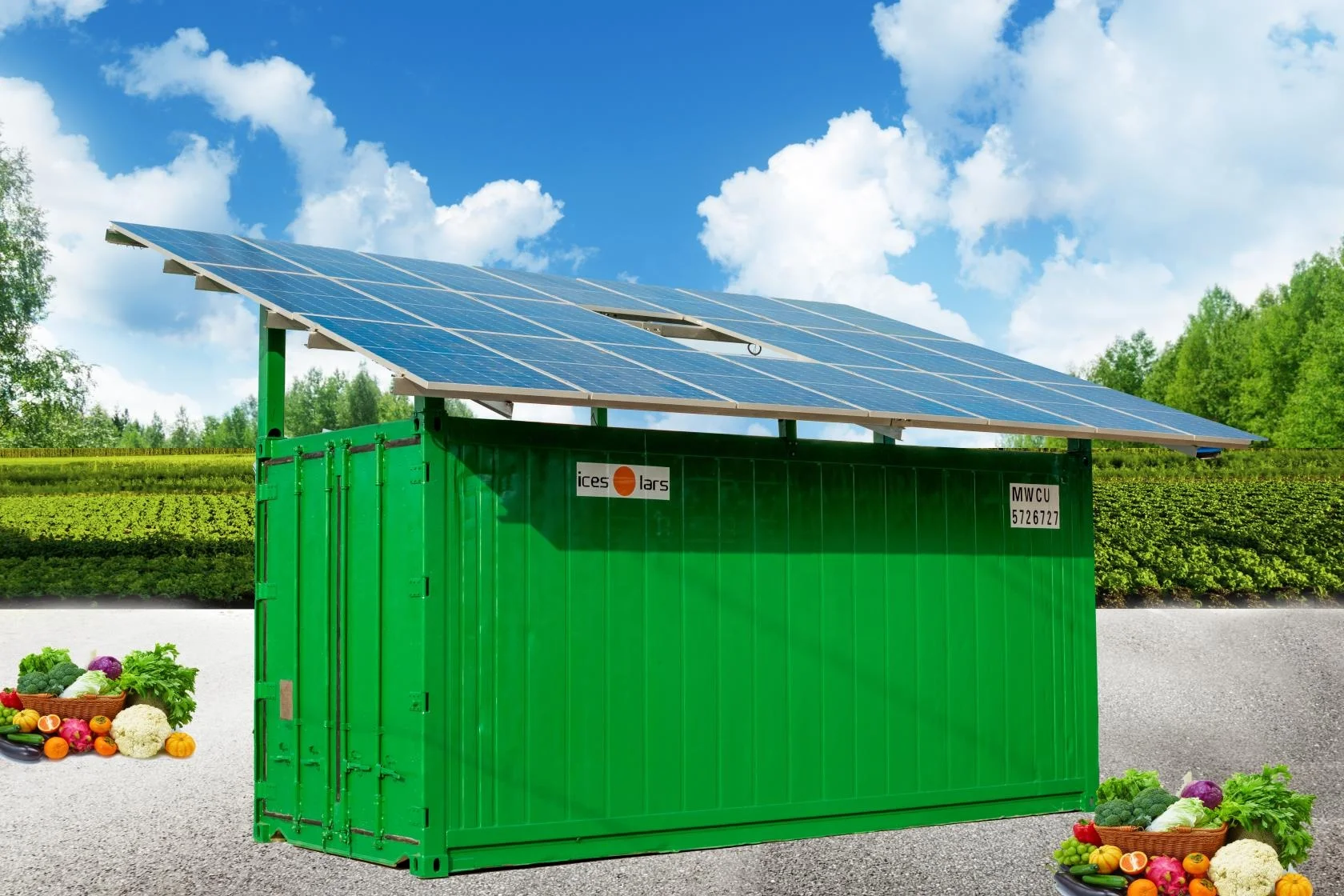 Refrigeration Condensing Unit For Storage Modular Cooler For Fish Solar ...