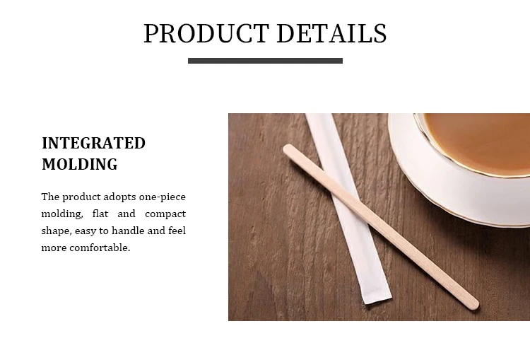 Paper Wrapped Disposable Wooden Coffee Stirrer - Buy Coffee Stirrer ...