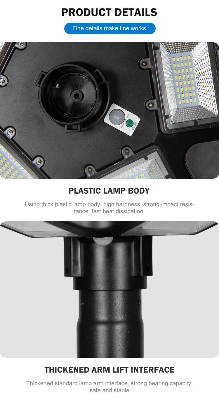 Outdoor Ufo Post Park Solar Led Garden Street 150w 200w 300w Solar ...