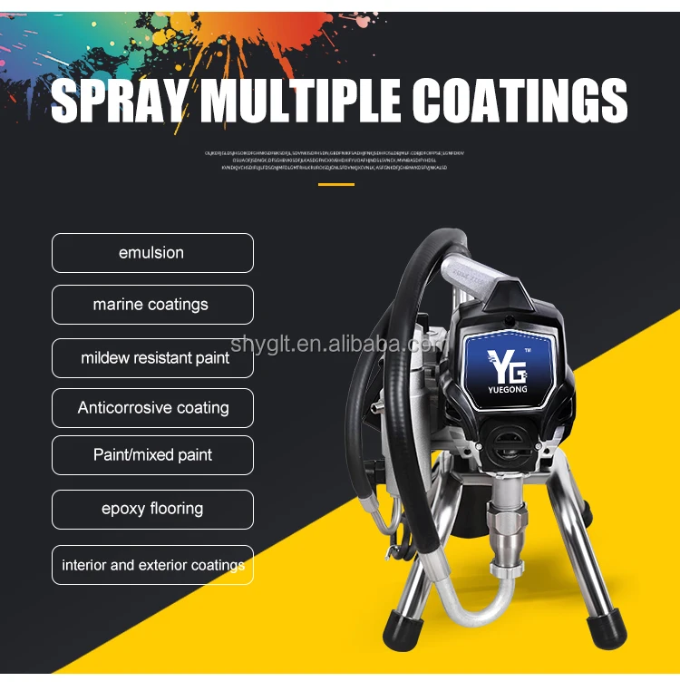 YG Portable High Pressure Airless Spray Painting Machine