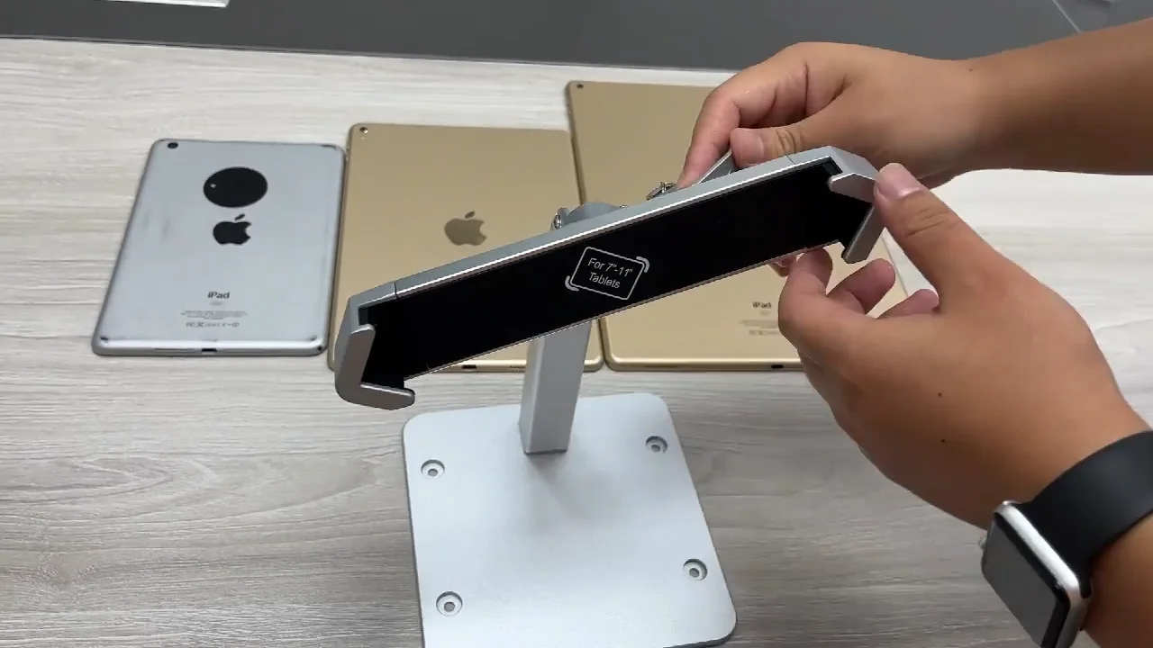 Anti-theft Tablet Mount For Wall Heavy Duty Telescopic Bracket Laptops ...