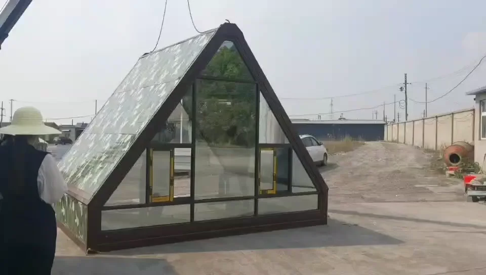 Portable Triangle Roof Prefab Modular House Tiny Villa Homes ...