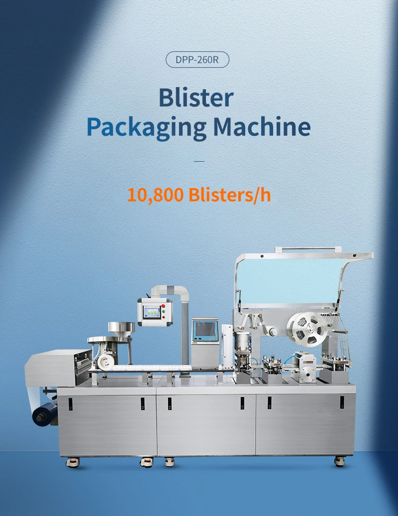 10800 Blisters/h Automatic Alu Plastic Tablet Capsule Blister Packing ...