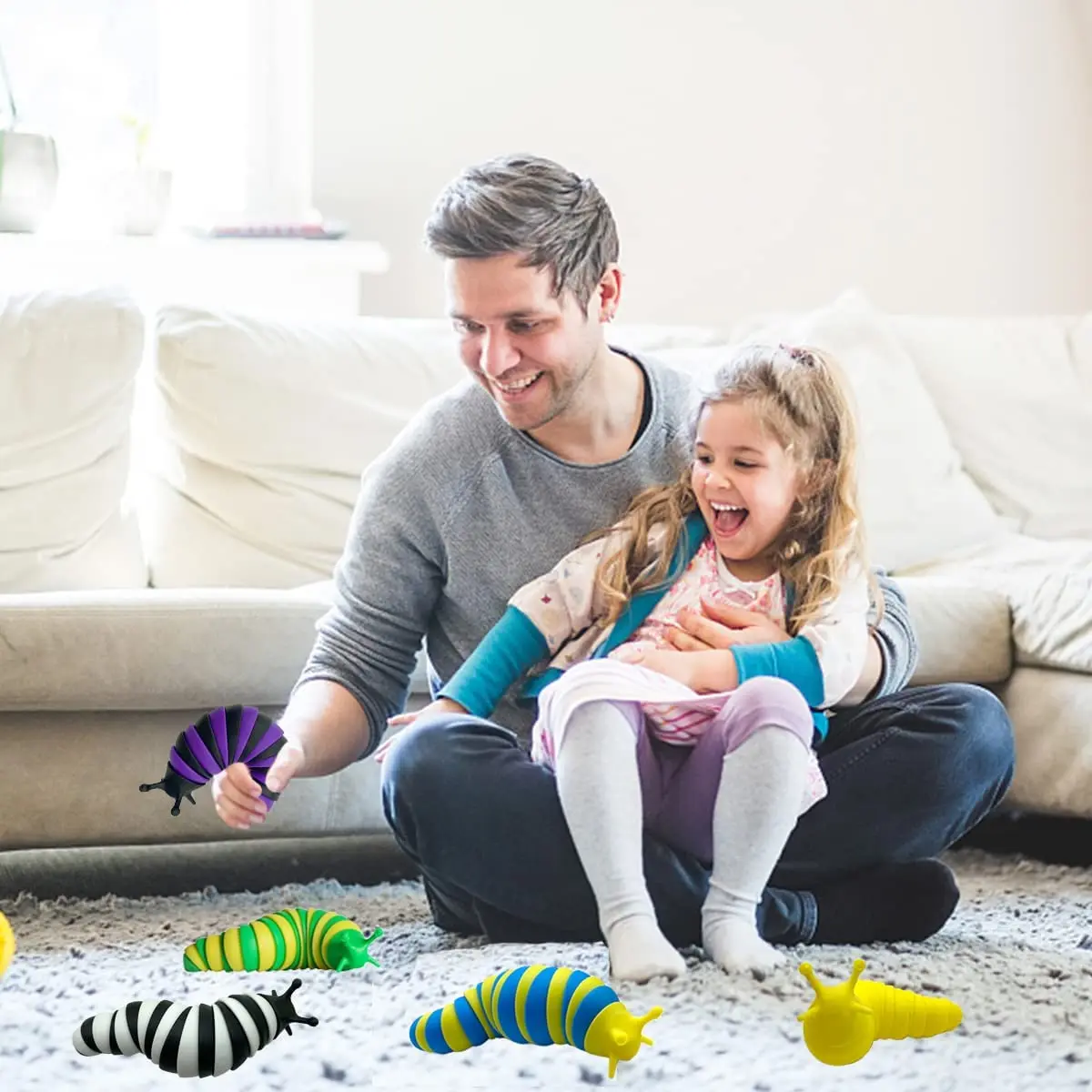 Tik Tok Sea Slug Wriggly Fidget Slug Snail Sensory Toy