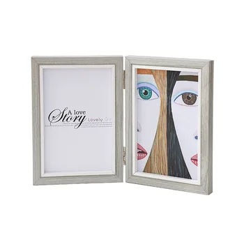 Multi-photos Collage Photo Frame Creative Multiple Folding Wooden Photo ...