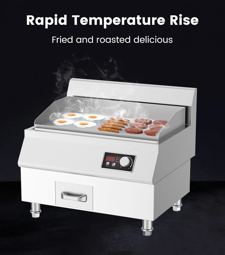 Commercial Multifunction Countertop Teppanyaki Grill Stove Electric ...