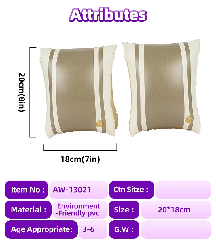 Airmyfun Kids Inflatable Swimming Arm Ring Baby Fun Inflatable Bands ...