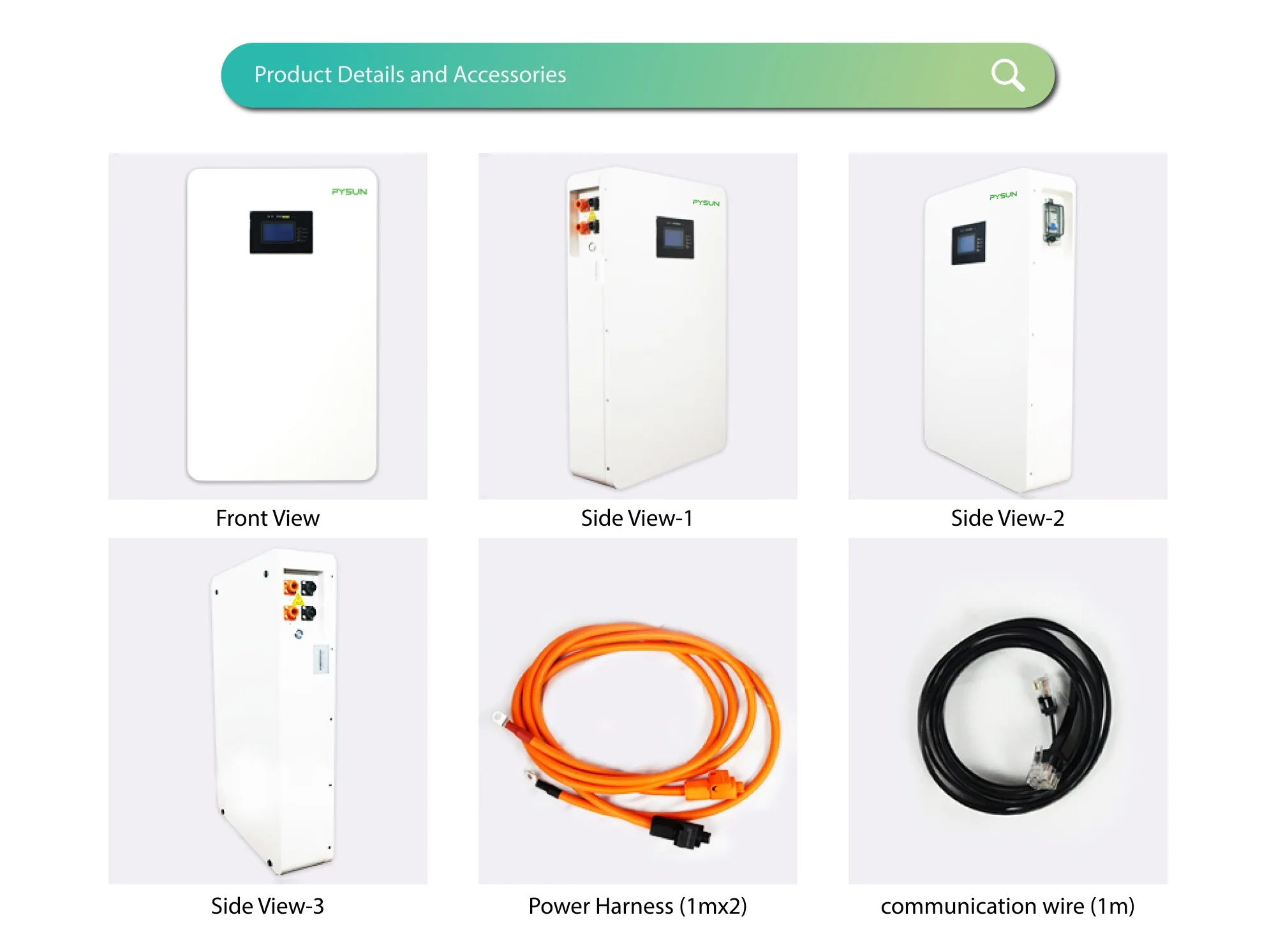 Rechargeable 48v Wall Mounted Battery Lithium Ion Solar Power Pack ...