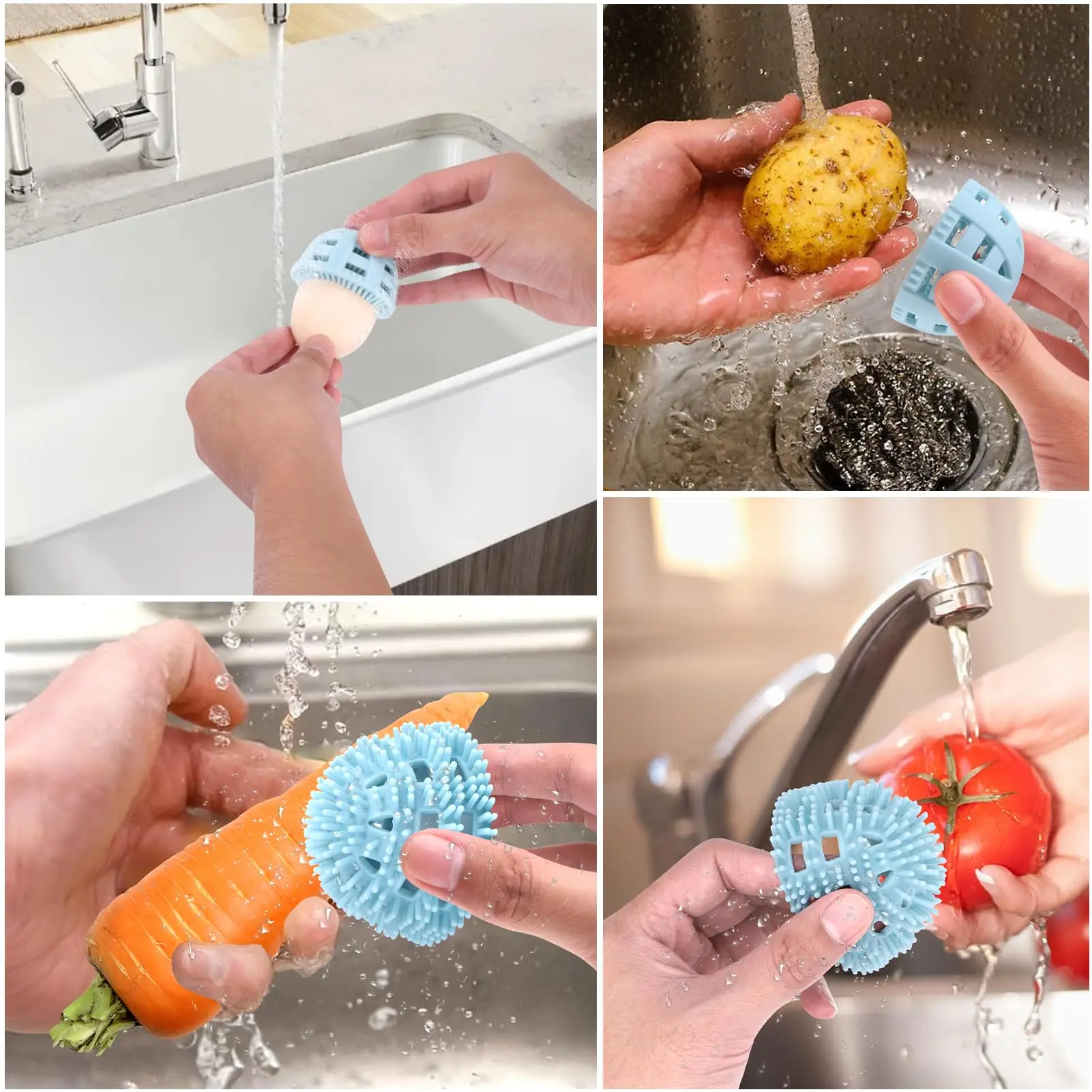 New Arrival Egg Brush Cleaner Egg Cleaning Brush Silicone,Egg Scrubber ...