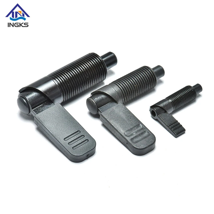 M10 M12 M16 M20 Hand Retractable Plungers Black Cam Action Indexing ...