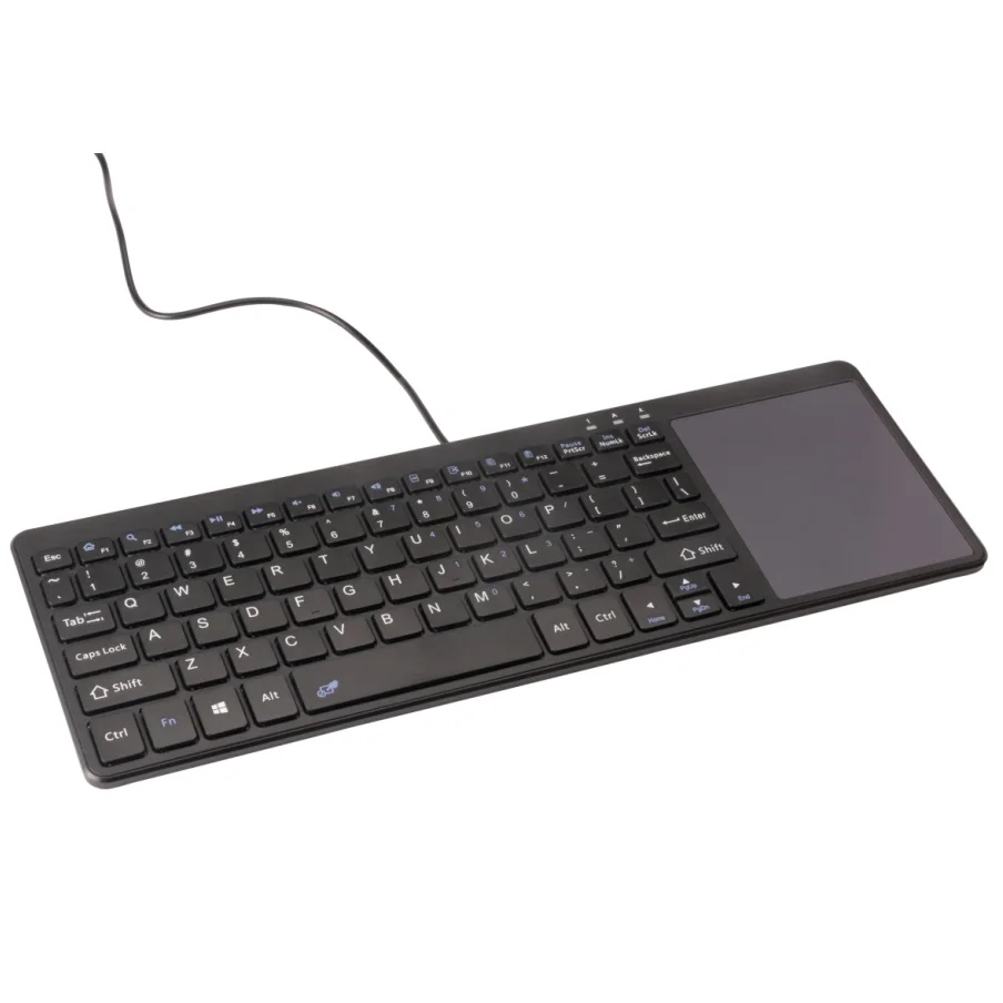 Usb Keyboard And Trackpad With 80 Keys Wired Usb Kb With Large Touch ...