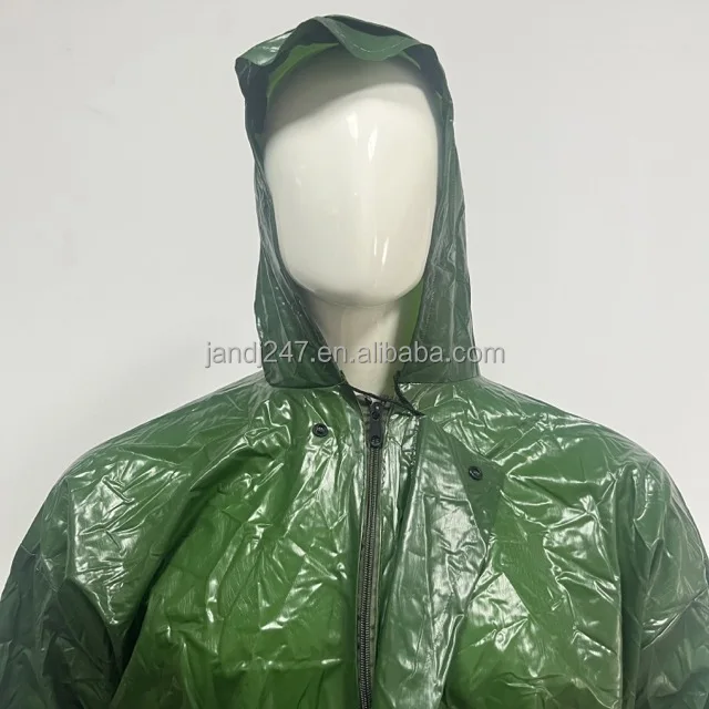 PVC Split Rain Coat - Waterproof Rain Suit with Pants
