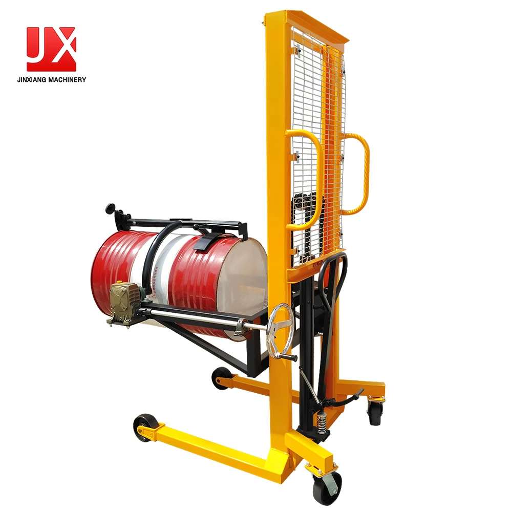 Manual Oil Barrel Stacker Truck Manual Oil Drum Truck Oil Drum ...