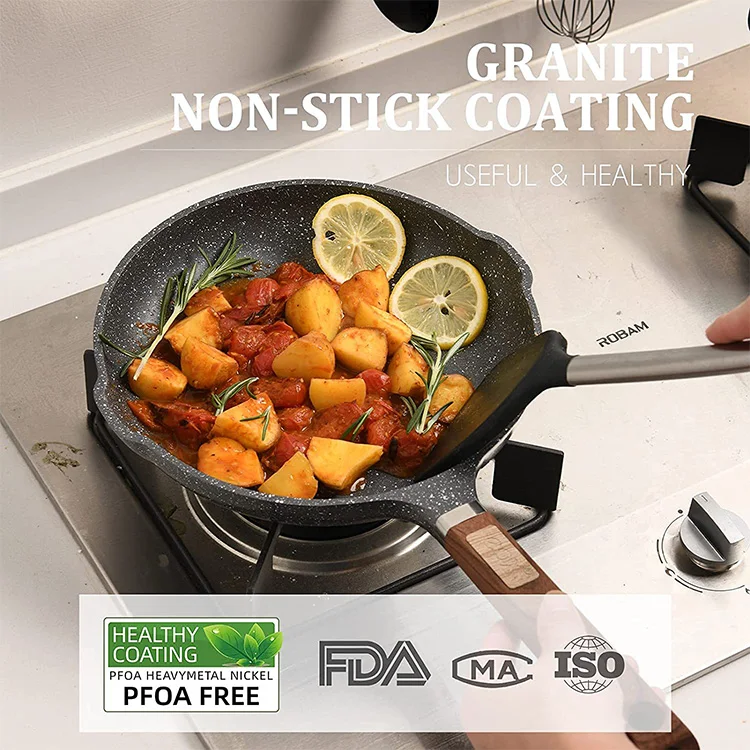Wholesale Die Cast Aluminum Cooking Pan Non Stick Frying Pan For Home ...