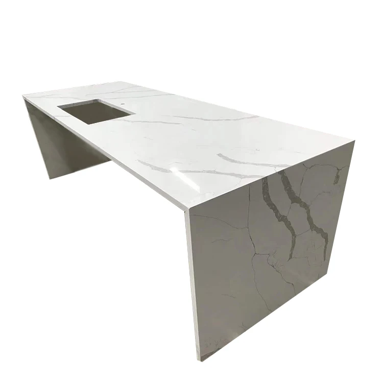 Prefab Composite Quartz Kitchen Counter Tops - Modern & Durable