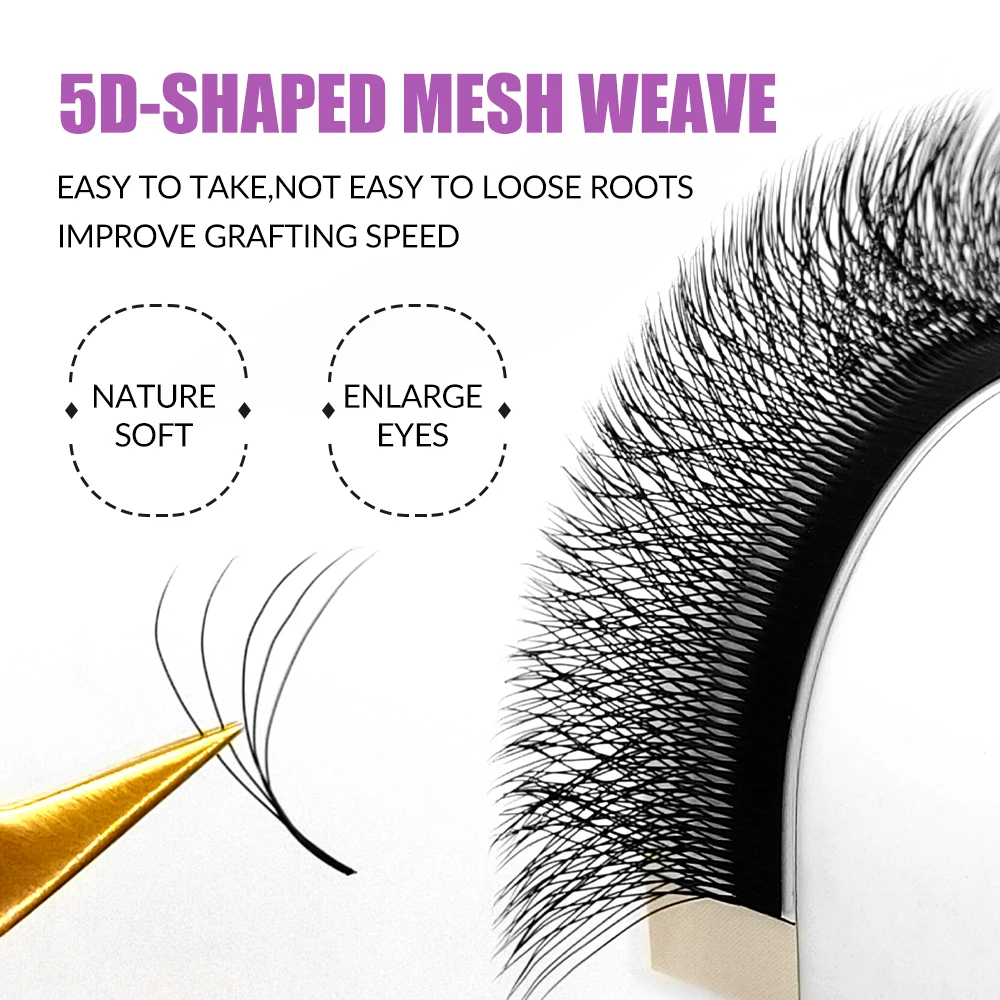 Lakanaku 4d 5d 6d 8d W Shape Lashes Yy Lash Extensions - Buy W Lashes ...
