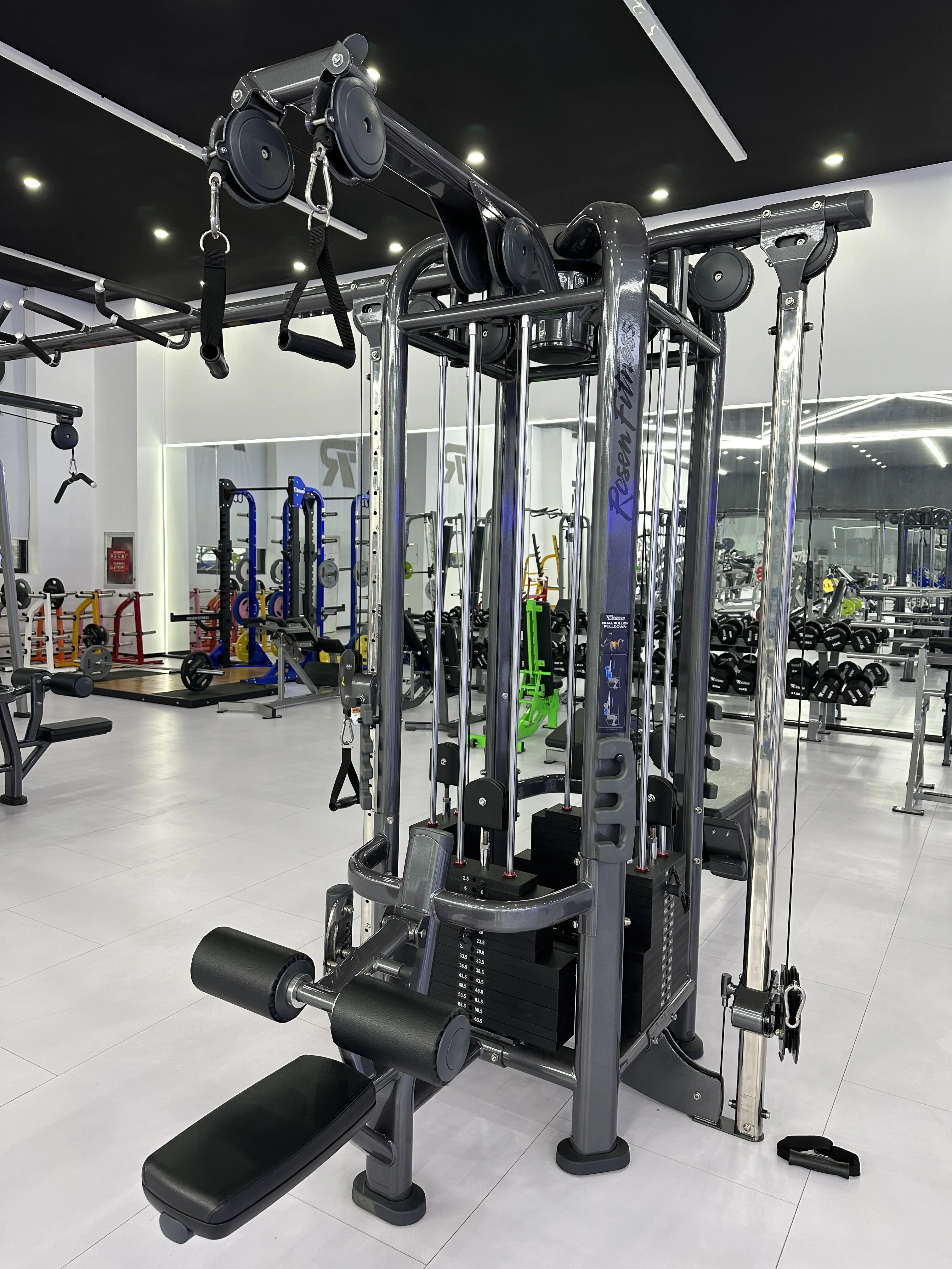 2024 High End Gym Equipment - Rosen Fitness Multi-Jungle 8 Station