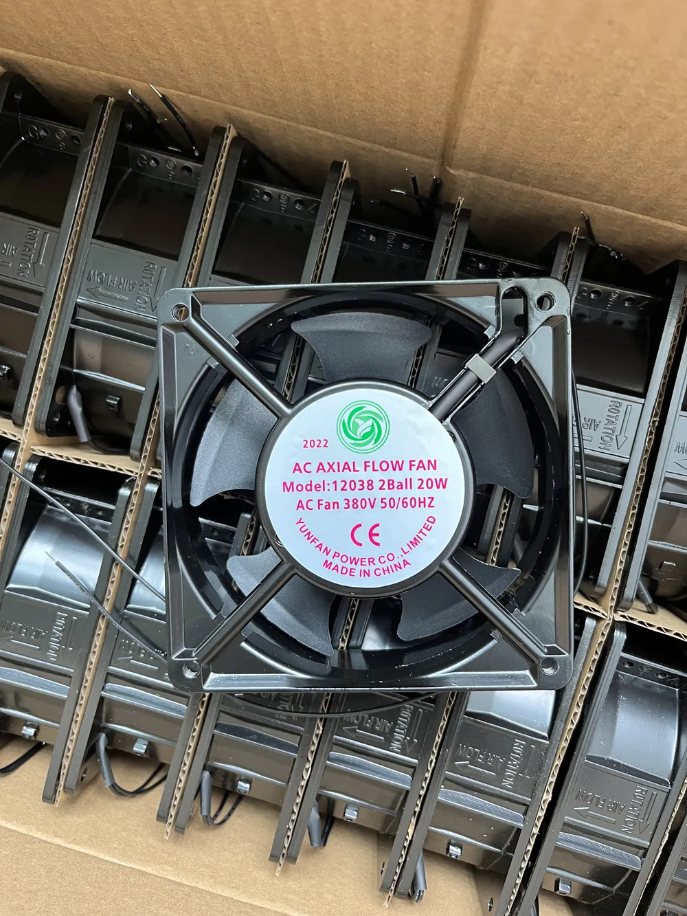 Sleevey Tpye 110v 220vac Computer Fan 120*38*38mm Model Square Shape ...