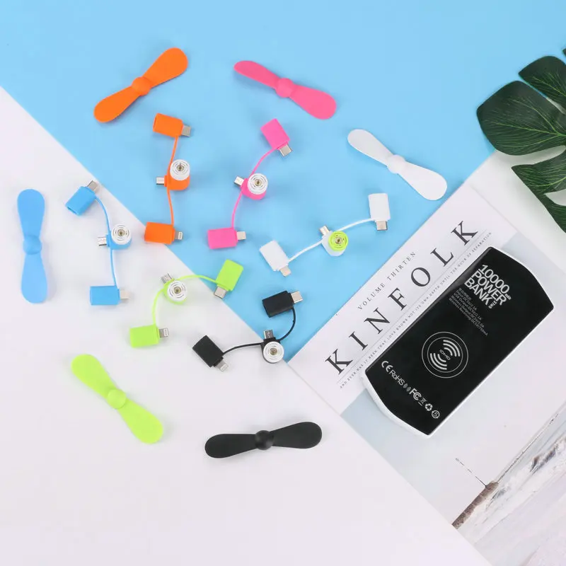 Wholesale Portable Mobile Phone Fans - Customizable USB