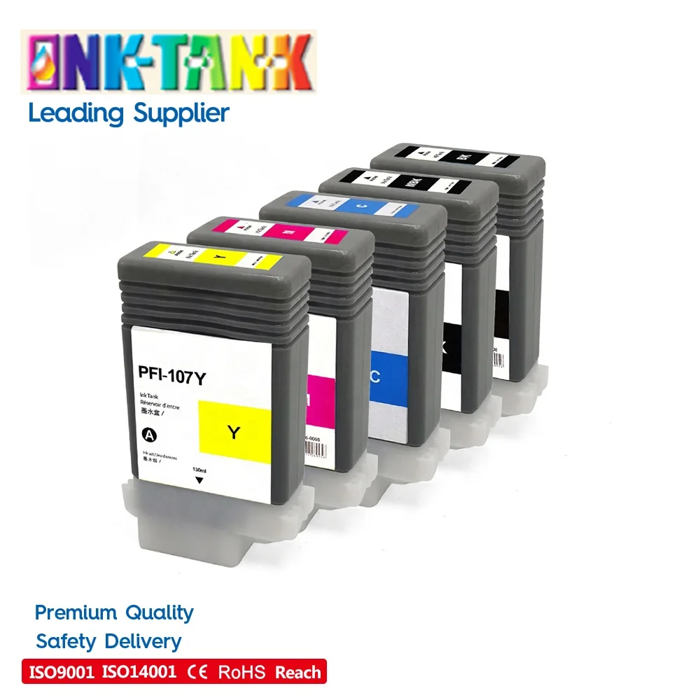 Ink-tank Pfi-107 Pfi107 Pfi 107 Premium Compatible Inkjet Ink Cartridge ...