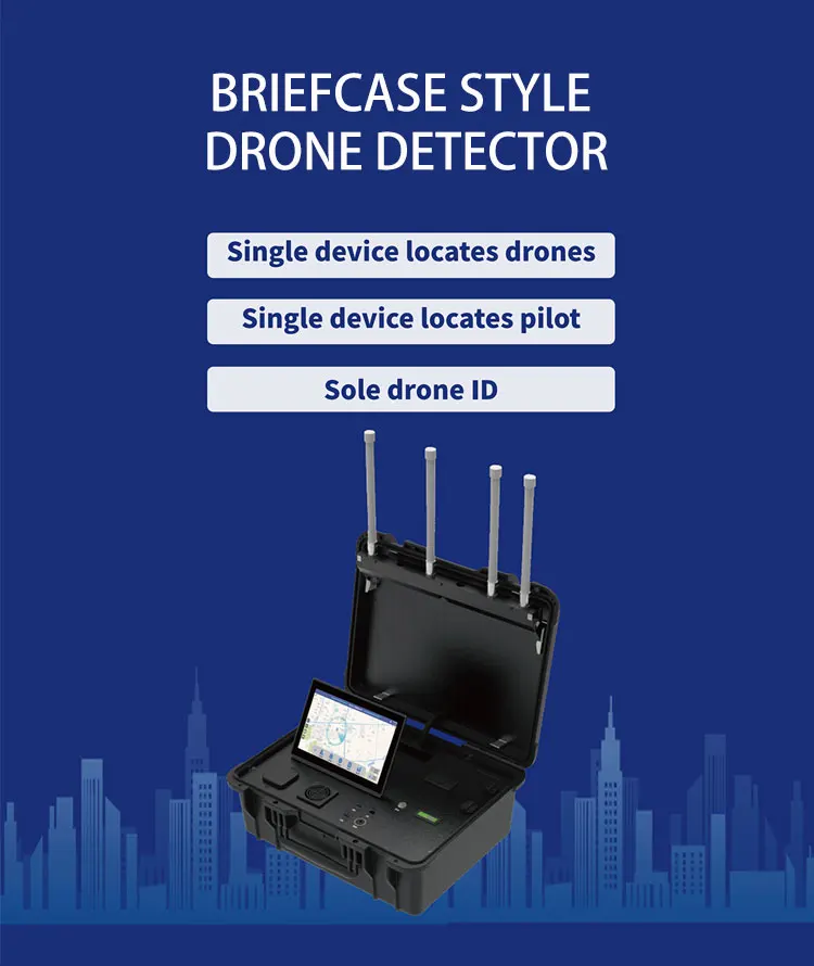 H1c Portable Drone Detector Passive Detection No Signal Emission