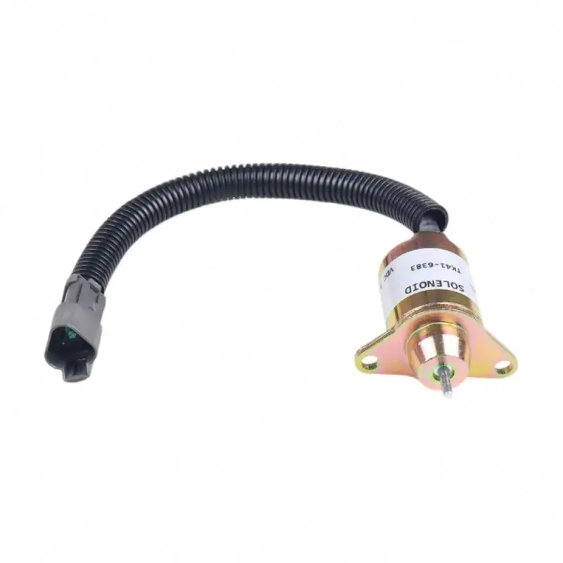 For Flameout Solenoid Valve Yanmar Engine Tk41-6383 416383 41-6383 ...