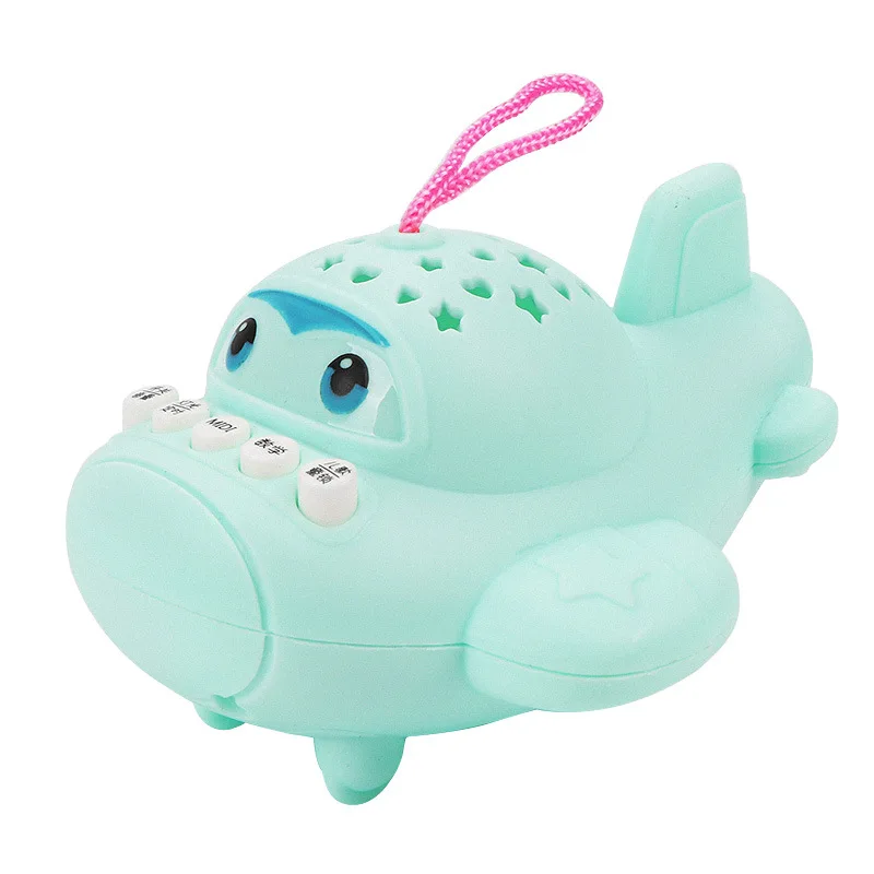 Multifunctional Early Education Musical Plane Toys Cute Remote Control ...