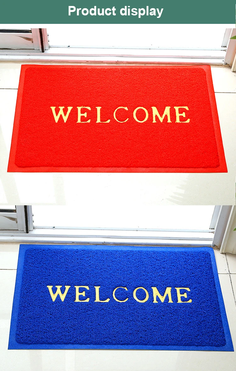 Custom Printed Pvc Office Hotel House Inside Outside Welcome Entrance ...