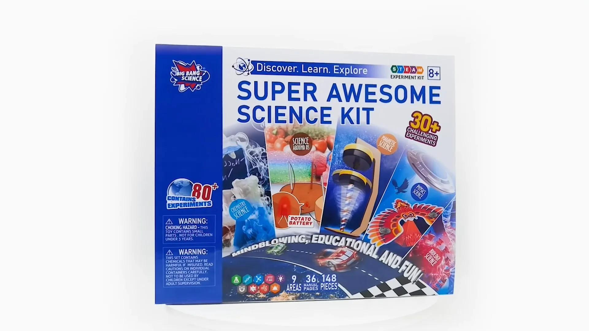New Arrival Contains 80+ Experiments Super Awesome Science Show Kit ...