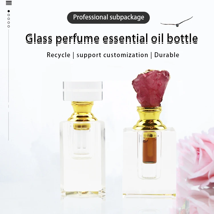 1ml Attar Perfume Glass Bottle Arabian Attar Oud Essential Oil Bottles ...